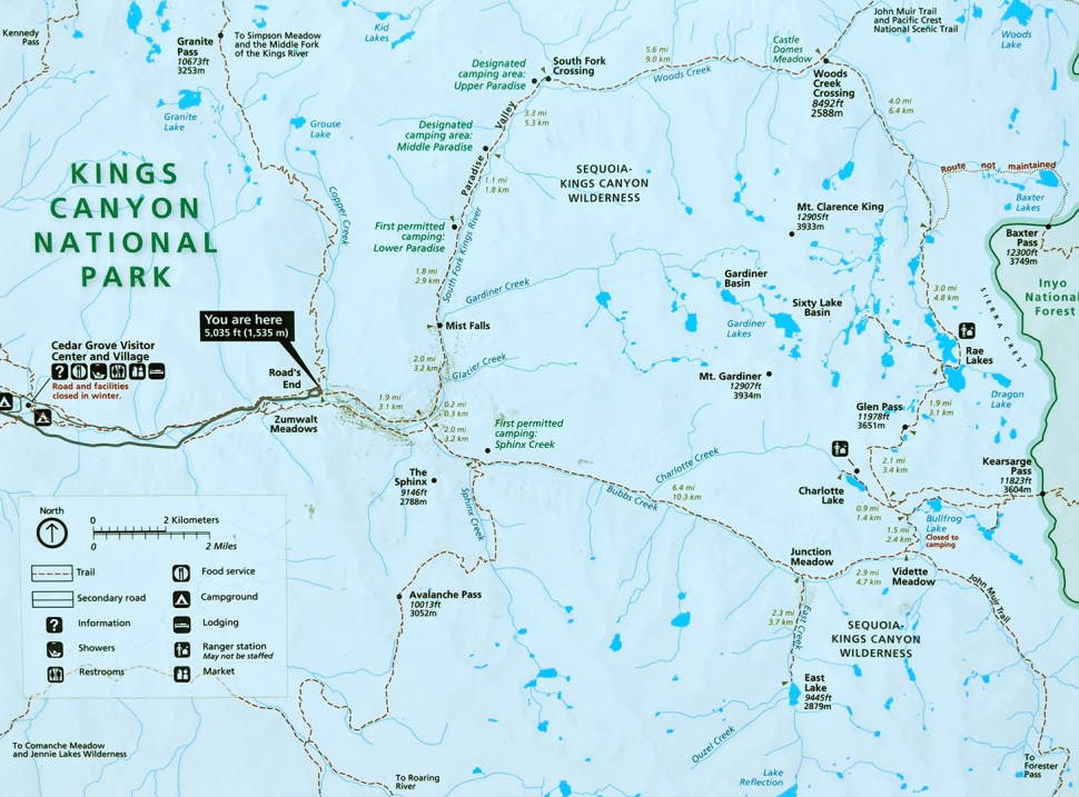 Rae Lakes Loop, Kings Canyon National Park